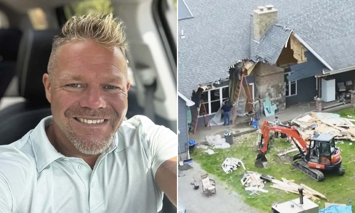 Drunken PA Man Uses Excavator to Destroy Home with Family Inside After ...